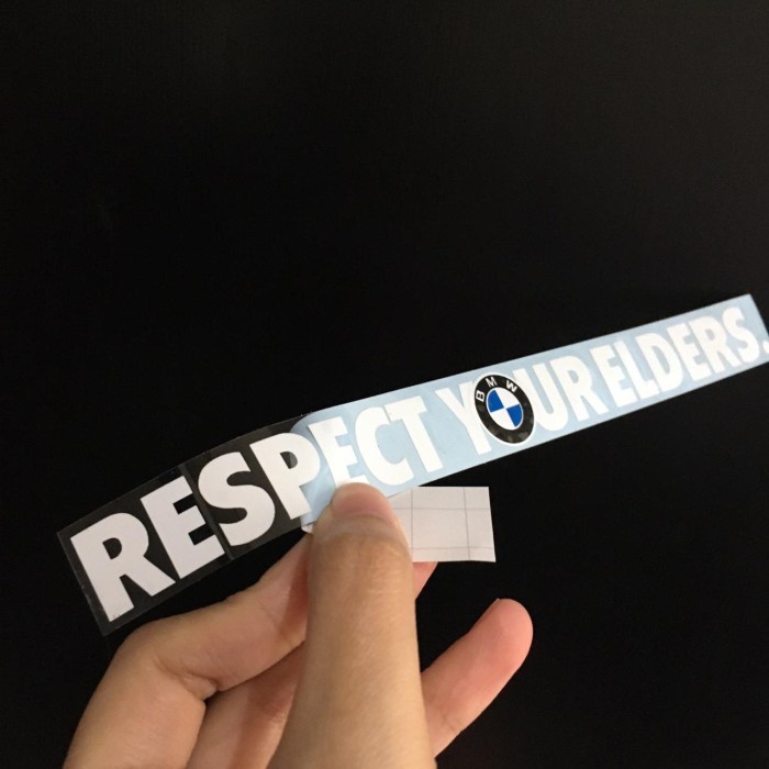 Jual Sticker Mobil JDM - Respect BMW Panjang | Shopee Indonesia