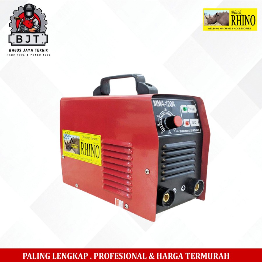 Jual Mesin Travo Las listrik inverter Rhino 120A merah 900 watt ...