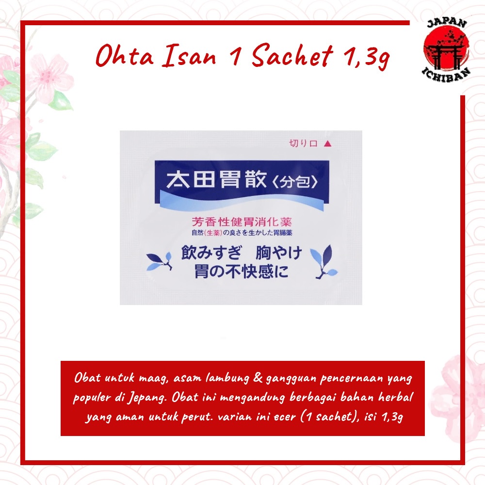 Jual Ohta Isan Sachet ECER Original Jepang 100% (Obat Maag / Asam ...