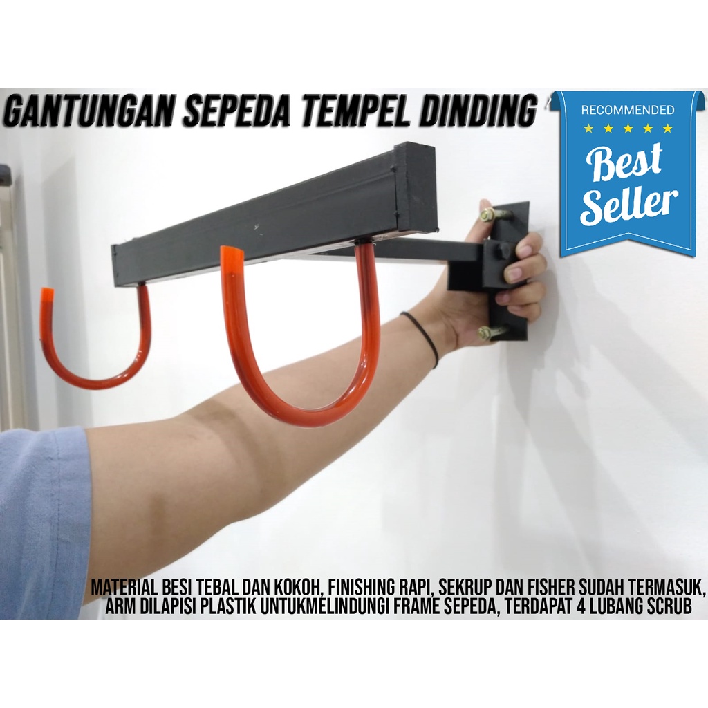 Jual GANTUNGAN SEPEDA TEMPEL DINDING | Shopee Indonesia