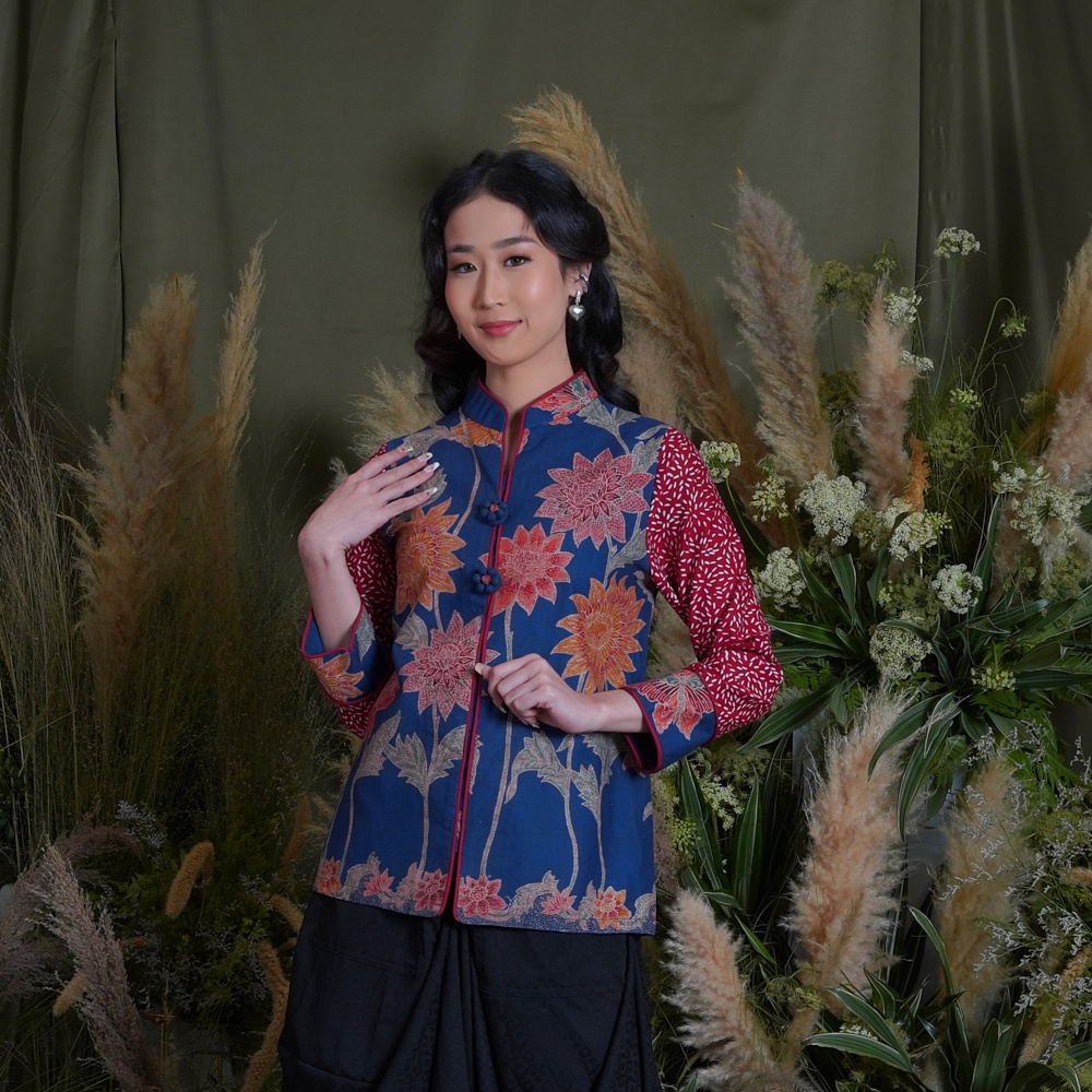 Jual NONA RARA - Kinanti Matahari T1809, Baju Batik Kasual Modern ...