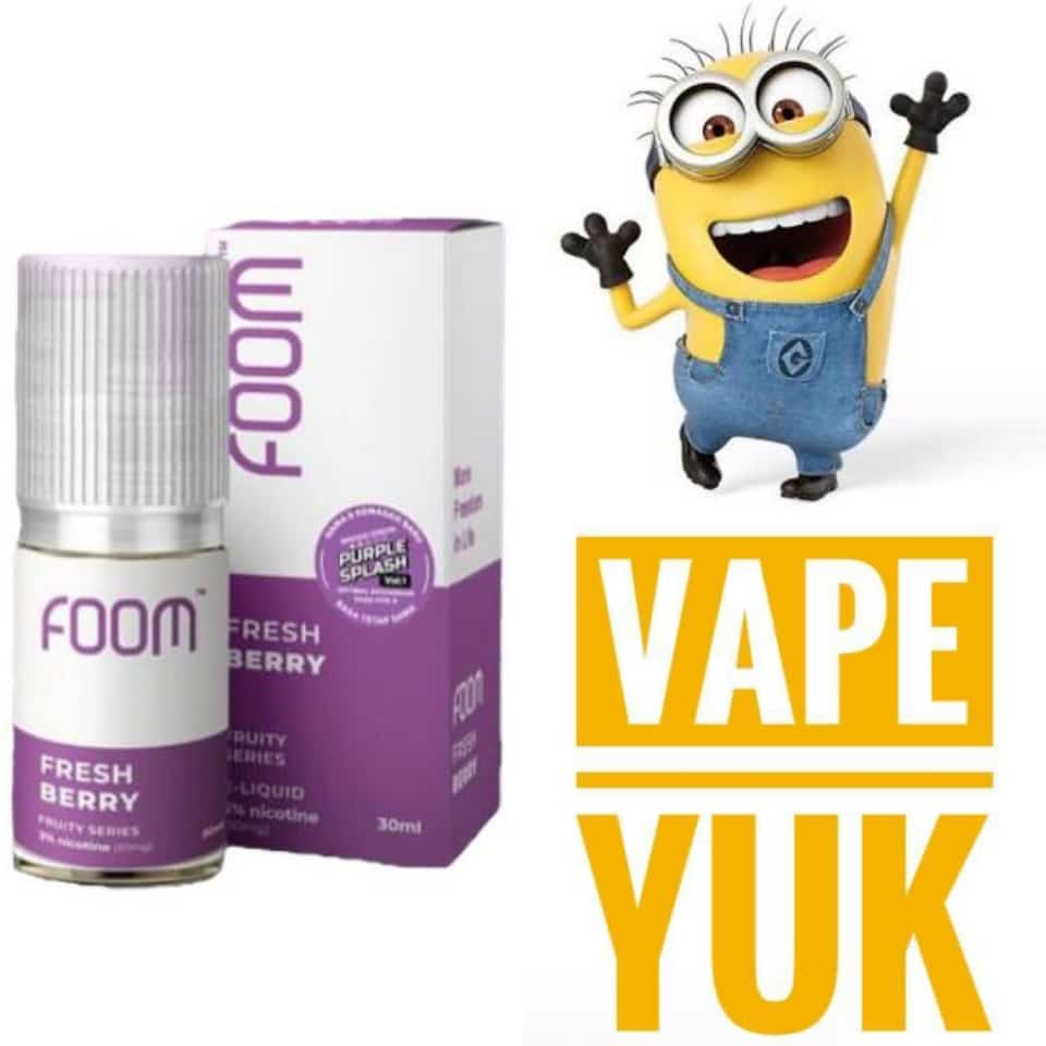Jual Saltnic Foom Fresh Berry 30ml Purple Splash | Shopee Indonesia