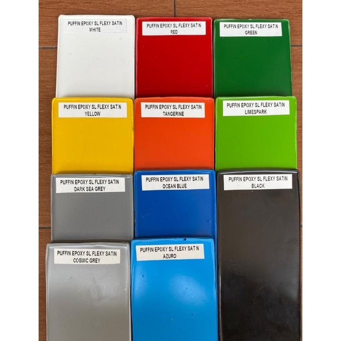 Jual Cat Epoxy Lantai Puffin Epoxy Flexi Satin SELF LEVELLING | Shopee ...
