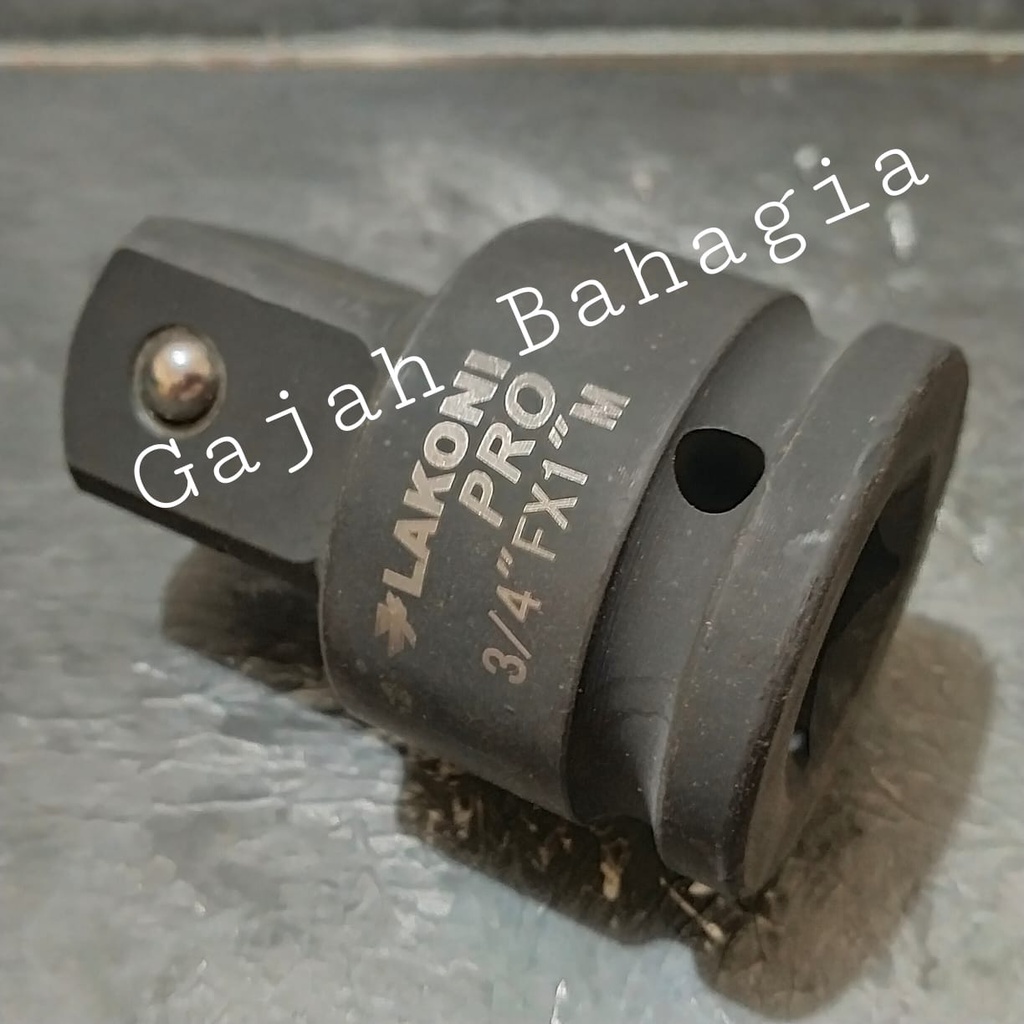 Jual Adaptor impact 3/4 F x 1 M Socket adapter Sambungan sok 3/4 to 1 ...