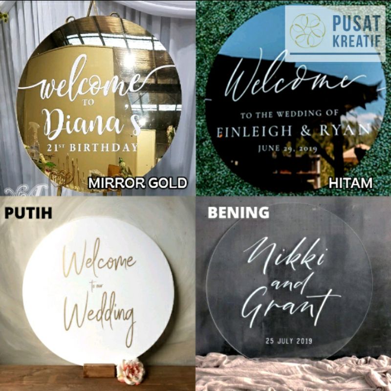 Jual Custom Signage Acrylik | Logo Akrilik Mirror | Papan Nama Akrilik ...