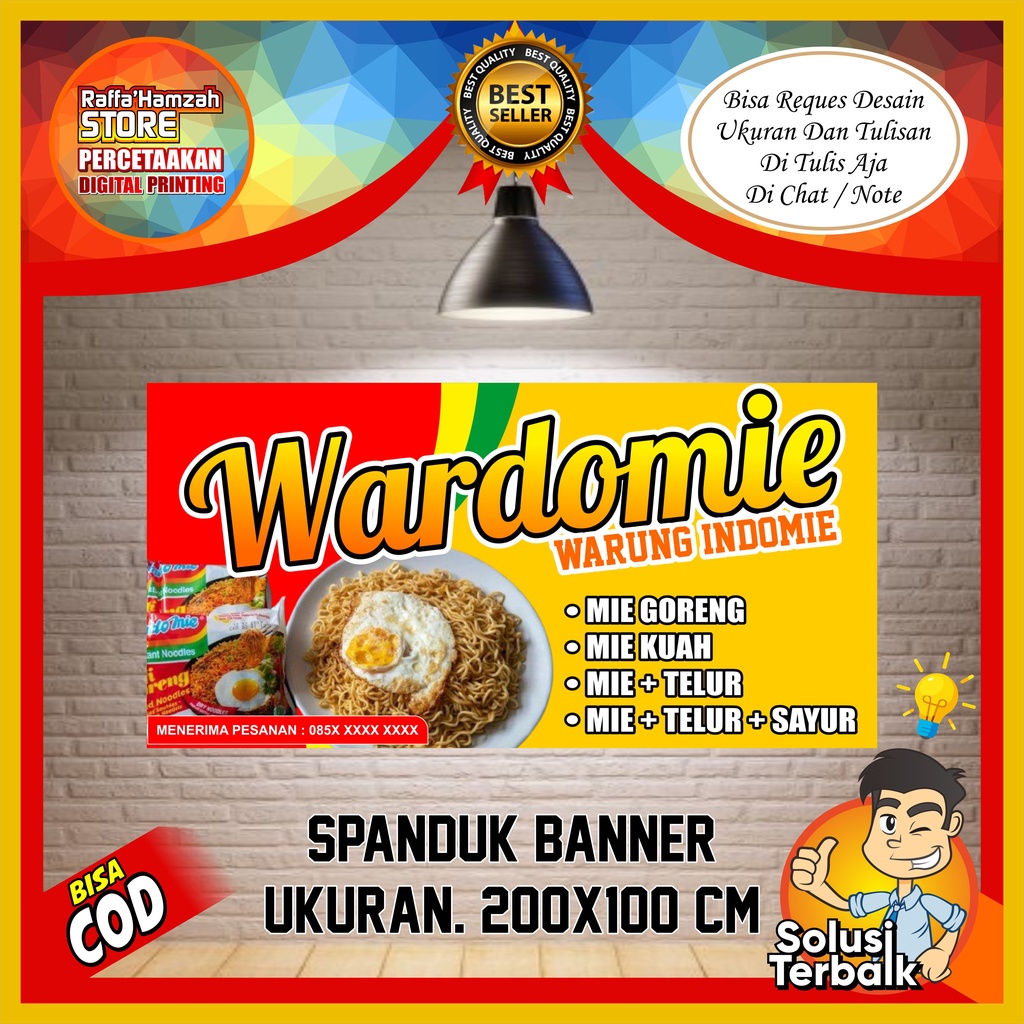 Jual Spanduk, Banner Warung indomie Spanduk Warung indomie Sepanduk ...