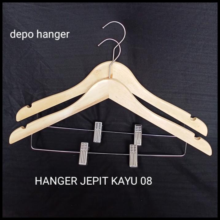 Jual Hanger Jepit Kayu 08 /Gantungan Jepit Kayu Besi Jual Perlusin ...