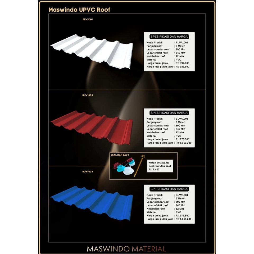 Jual MASWINDO UPVC ROOF | Shopee Indonesia