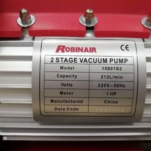 Jual VACUUM PUMP ROBINAIR 15801-S2 BISA GOSEND | Shopee Indonesia