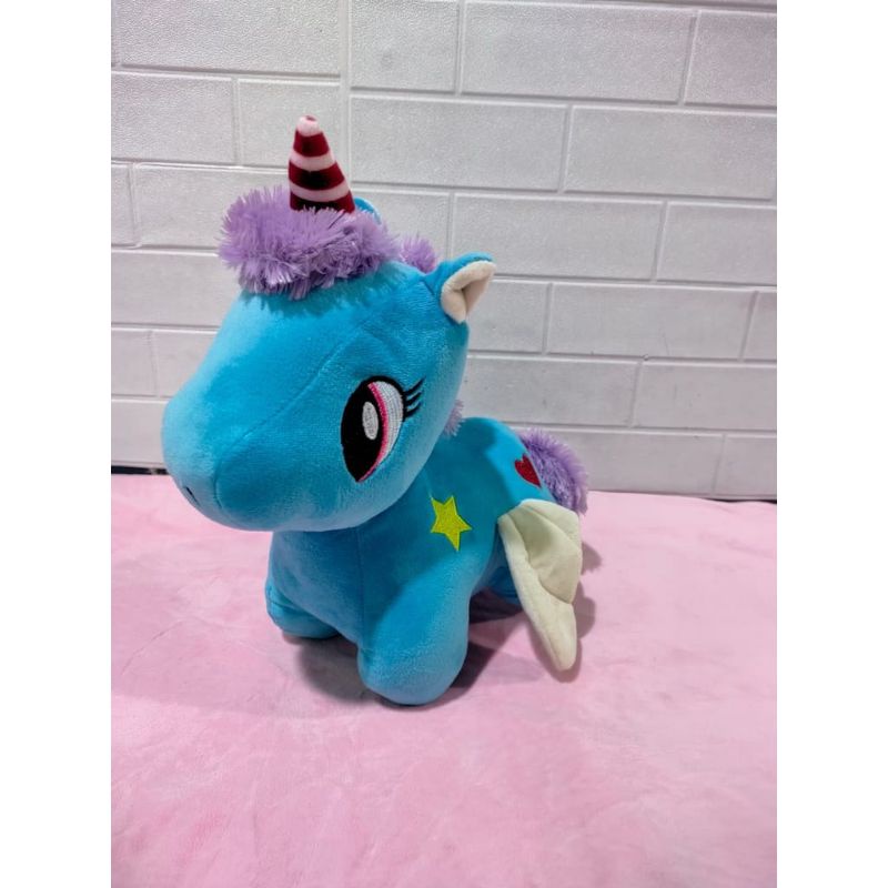 Jual Boneka unicon warna warni bertanduk /Boneka Kuda pony Terbaru ...