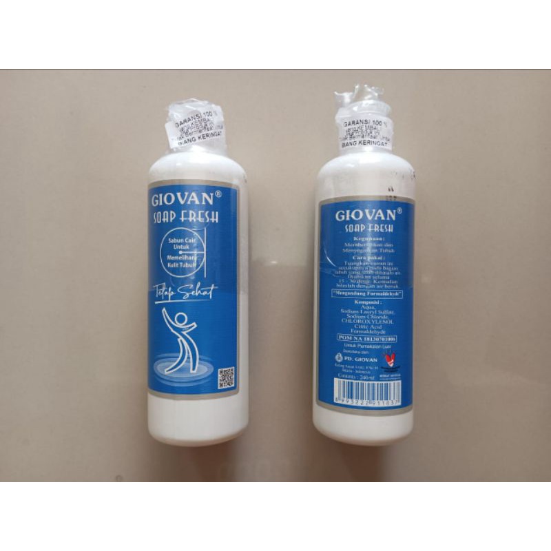 Jual GIOVAN Soap Fresh 240 ml (ORIGINAL) | Shopee Indonesia