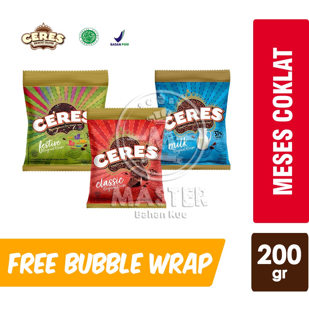Jual Meses Ceres 200 gr [Classic/Milk/Fiesta] | Shopee Indonesia