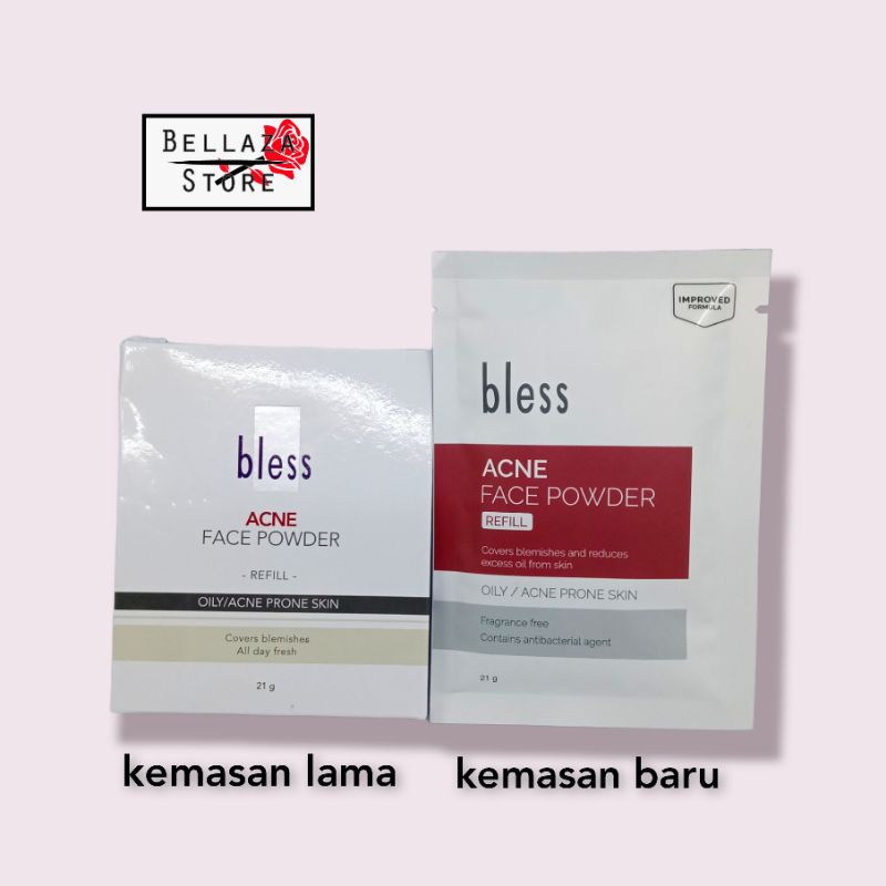 Jual Bless Acne Face Powder Refill | Shopee Indonesia