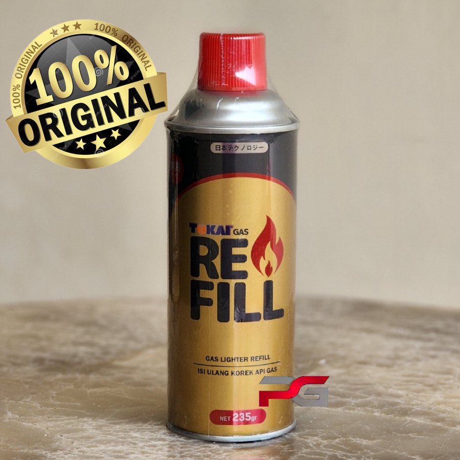 Jual TOKAI Gas Lighter Refill / Isi Ulang Korek Api 235 Gram | Shopee ...