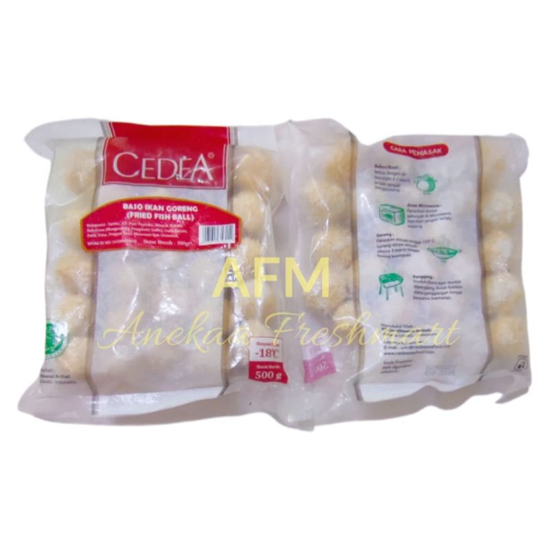 Jual CEDEA FRIED FISH BALL 500GRAM BAKSO IKAN GORENG | Shopee Indonesia
