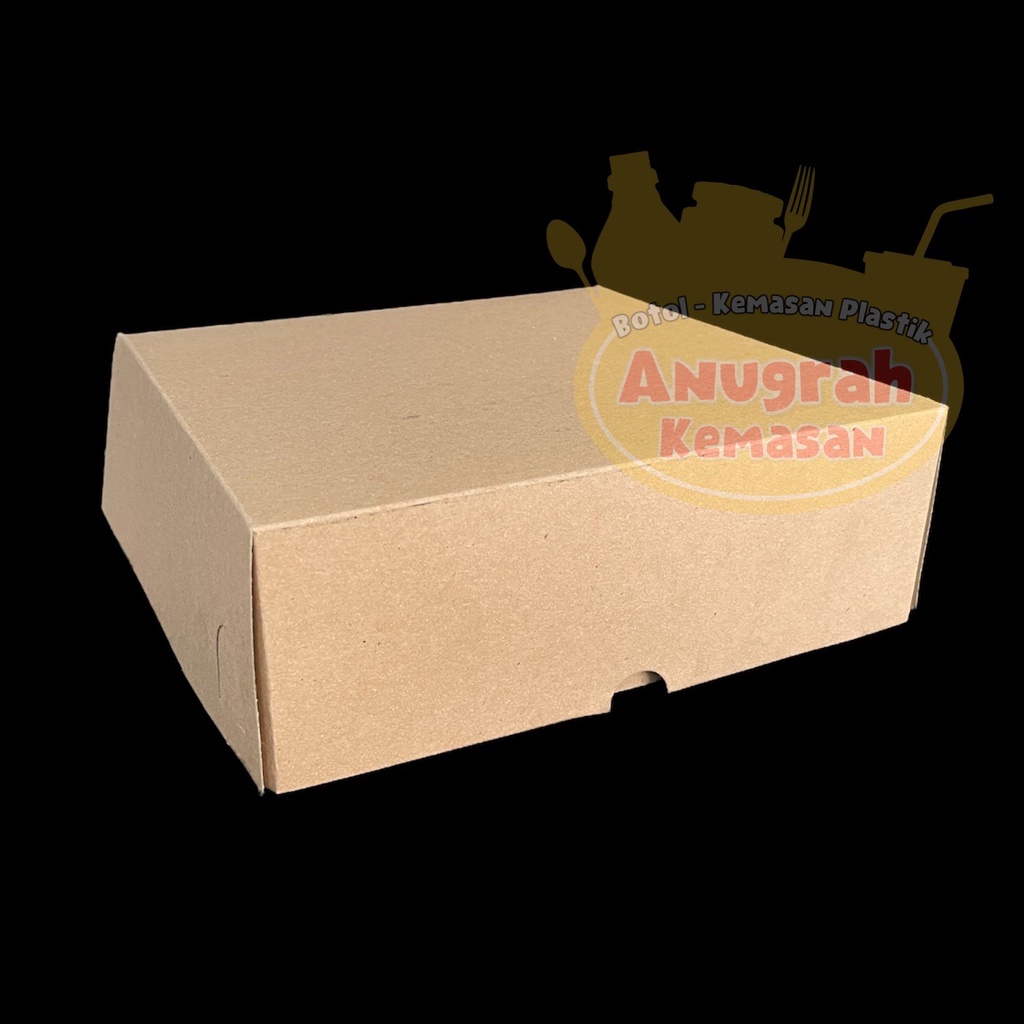 Jual Kardus kraft R10B FULL / dus kraft nasi / dus makanan / kerdus kue ...