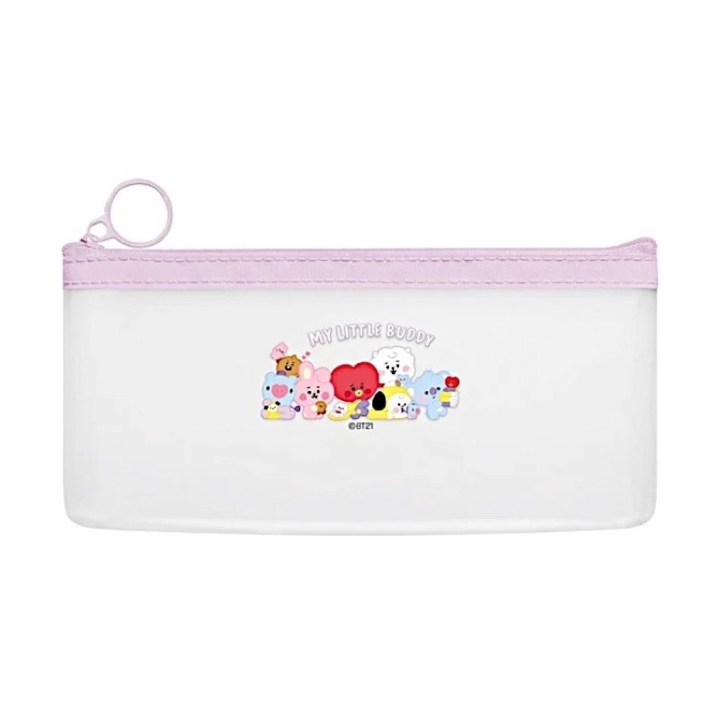 Jual Pencil Case BTS BT21 Clear Pouch Kotak Pensil Limited Edition ...