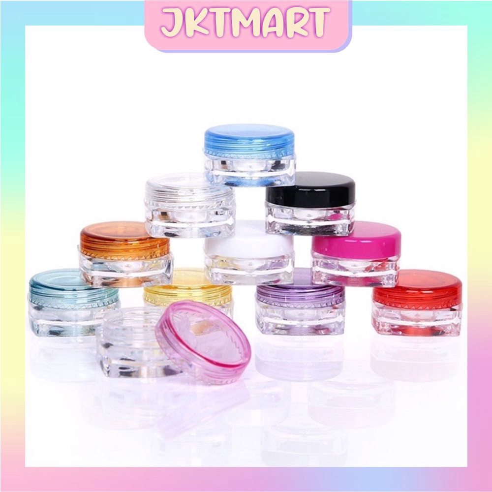 Jual ⭐ JKTMART ⭐ Pot Cream 5gr Bulat Kotak Diamond Mushroom Krim Jar ...