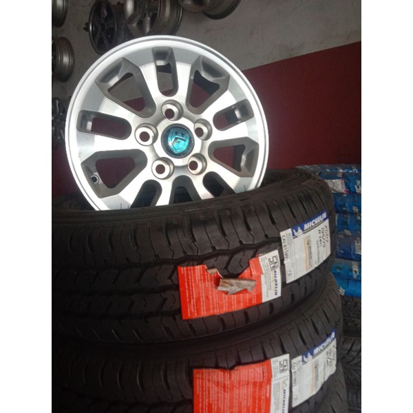 Jual velg muatan L300 kuda diamond R14 kondisi baru bisa untuk granmax ...