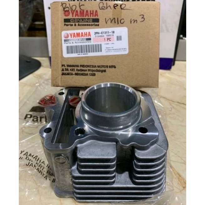 Jual Silinder Blok Cylinder Block only Blok Seher Mesin Yamaha Mio M3 Z Soul GT 125 X-Ride ...