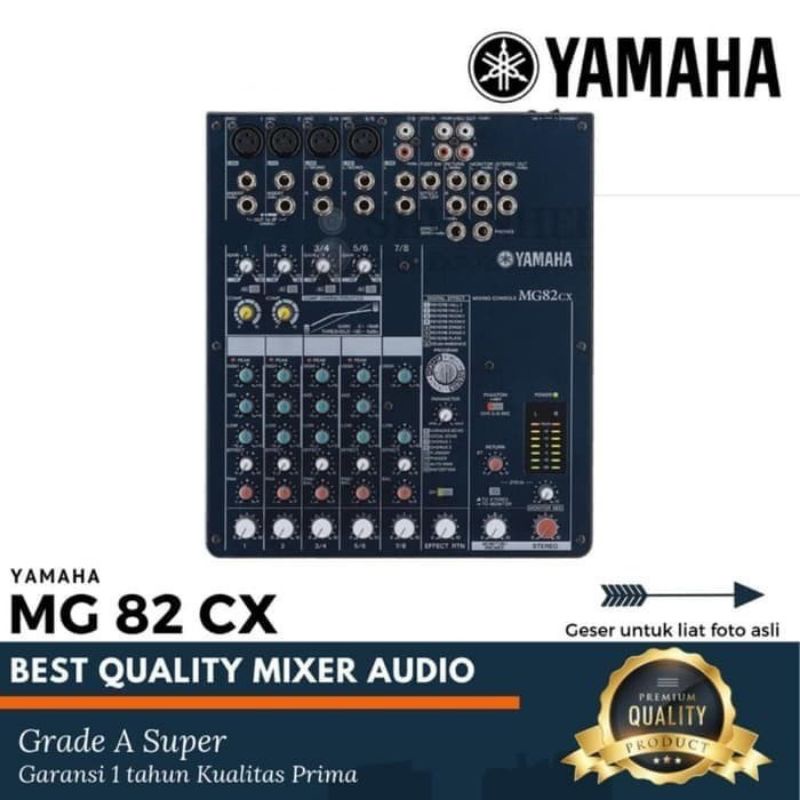 Jual MG82CX (Grade A ++)-8 input channel - 4 mic + 3 stereo line input | Shopee Indonesia