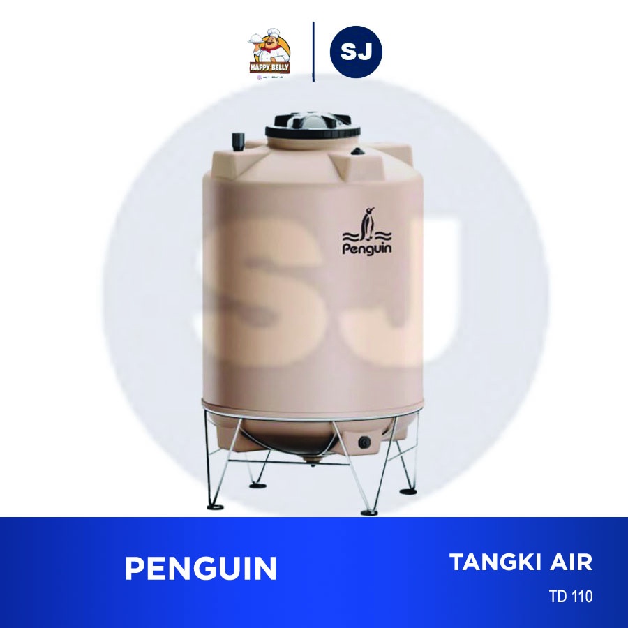 Jual Toren Air Penguin Total Drain TD 110 Tangki Air Kaki 1050 L Tandon ...