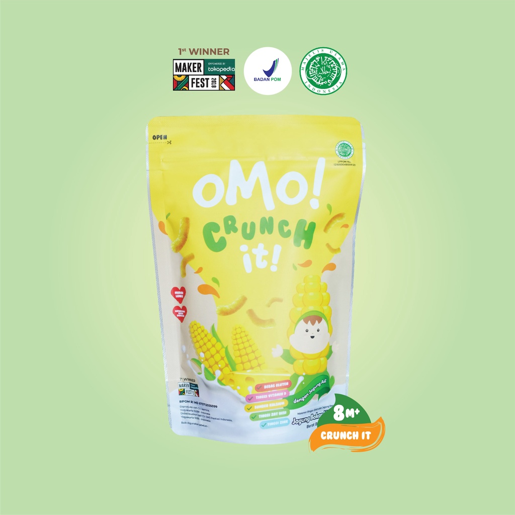 Jual OMO! - Crunch It - Snack Sehat Bayi Baby Shark - Pinkfong Series ...