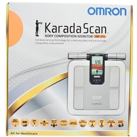 Jual Timbangan Digital Badan Kadar Lemak Karada Scan OMRON HBF 375 HBF ...
