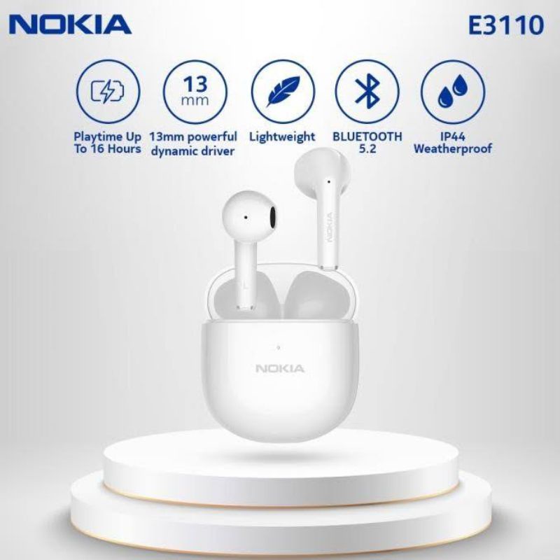 Jual Nokia True Wireless Earbuds Bluetooth Earphone TWS HD original ...