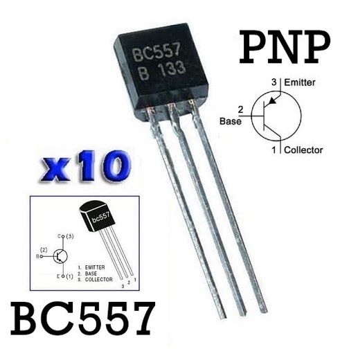 Jual X10 Transistor BC557 BC557 BC-557 BC 557 Amplifier NPN TO-92 isi 10 buah | Shopee Indonesia