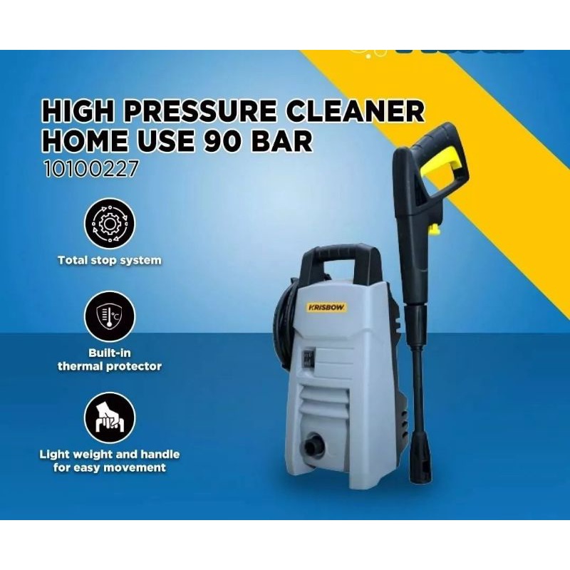 Jual KRISBOW Pompa air Tekanan tinggi / HIGH PRESSURE CLEANER 90 BAR ...