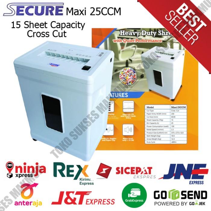 Jual Mesin Secure Maxi 25 Ccm - Mesin Penghancur Kertas/Paper Shredder ...