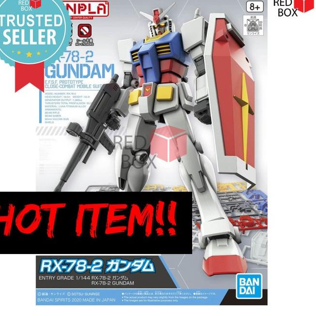 Jual Entry Grade RX-78-2 Gundam Bandai Original Gunpla EG RX78 BCG 00 ...