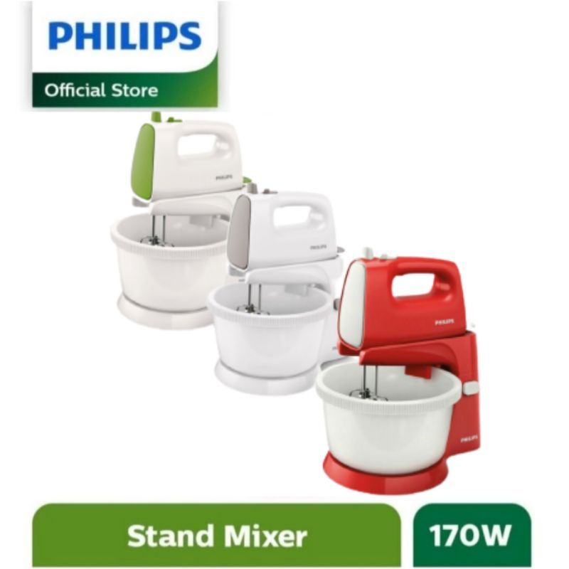 Jual Philips Stand Mixer Com 5 Speed 170Watt HR-1559 Garansi Resmi ...