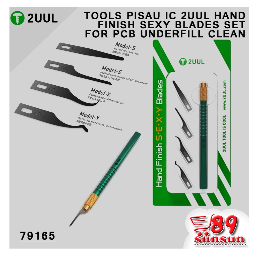 Jual TOOLS PISAU IC 2UUL HAND FINISH SEXY BLADES SET FOR PCB UNDERFILL ...