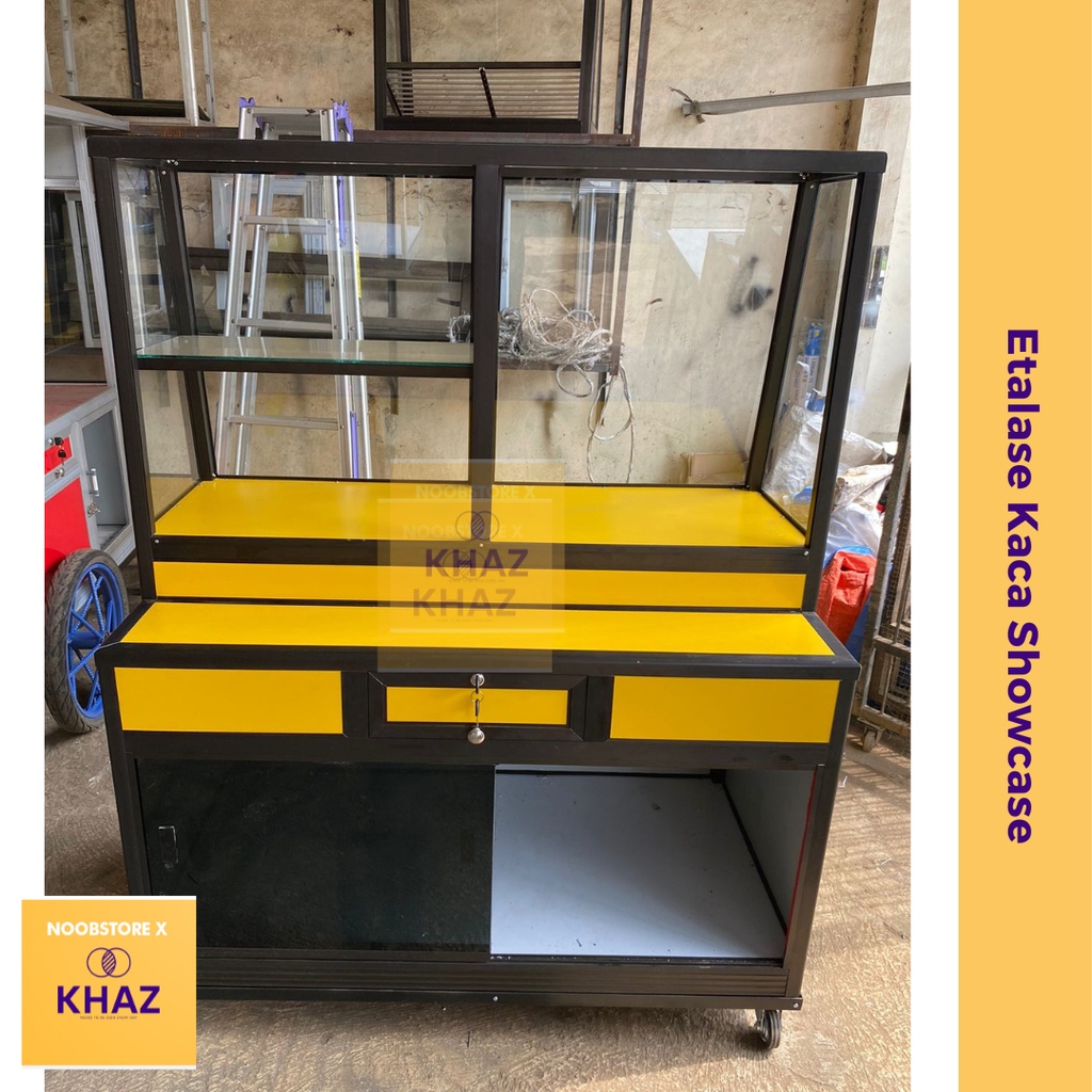 Jual Etalase Kaca Showcase Kue/Makanan/Roti | Shopee Indonesia