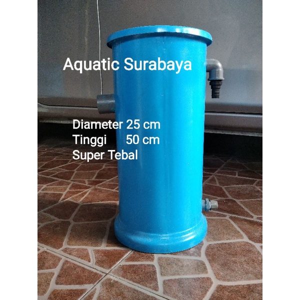 Jual Tong Filter Fiber Size S D:25 T:50 Tabung Filter Kolam Koi ...
