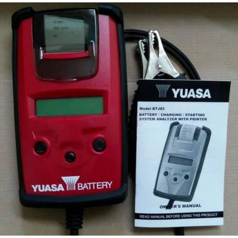 Jual BATTERY TESTER ACCU TESTER AKI YUASA BTJ85 / YUASA BTJ85 WITH ...