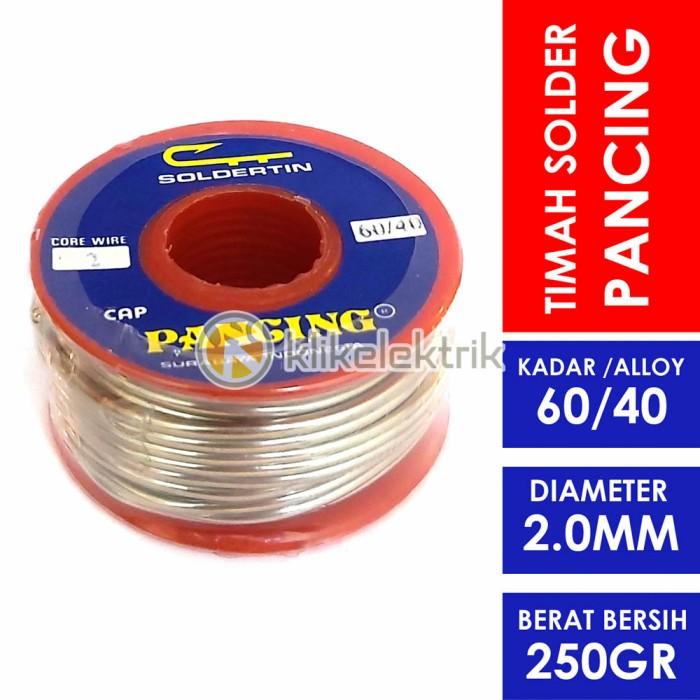 Jual Timah Solder Timah Solder Cap Pancing 2.0Mm 250Gr 60/40 Kawat Patri Core Wire 2 Mm | Shopee ...