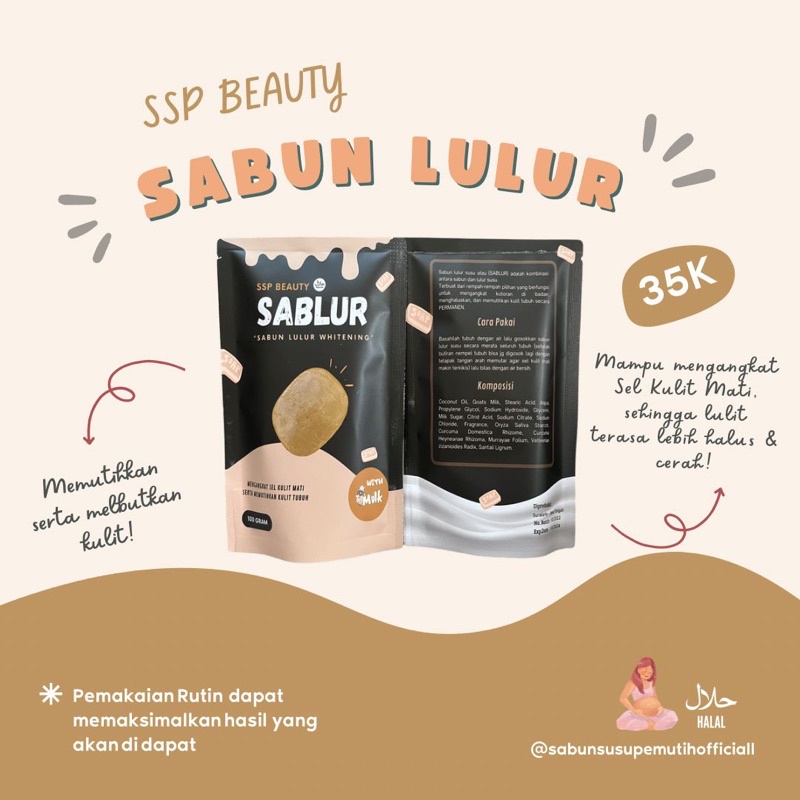 Jual SABLUR (SABUN LULUR) - SABUN KASAR - SSP BEAUTY | Shopee Indonesia