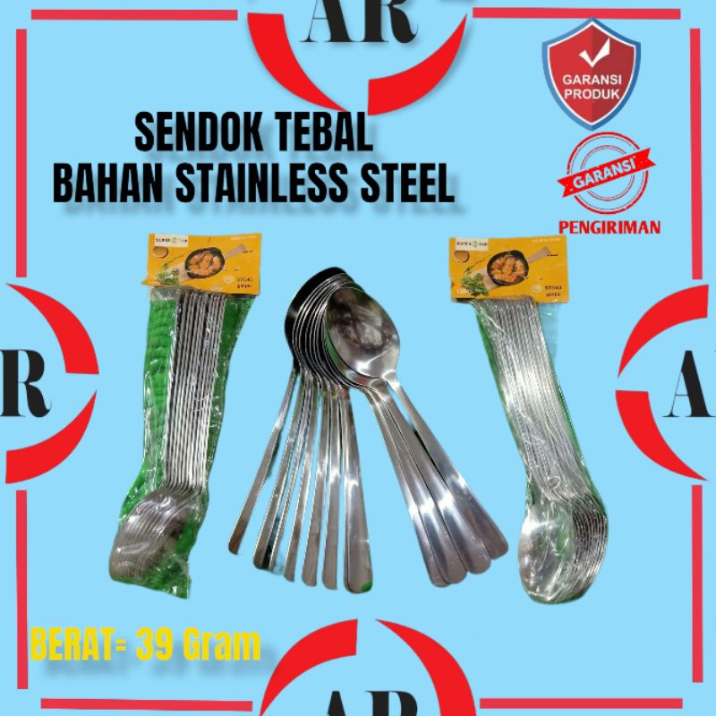 Jual SENDOK MAKAN TEBAL / SENDOK HOTEL ( KANTONG ) | Shopee Indonesia