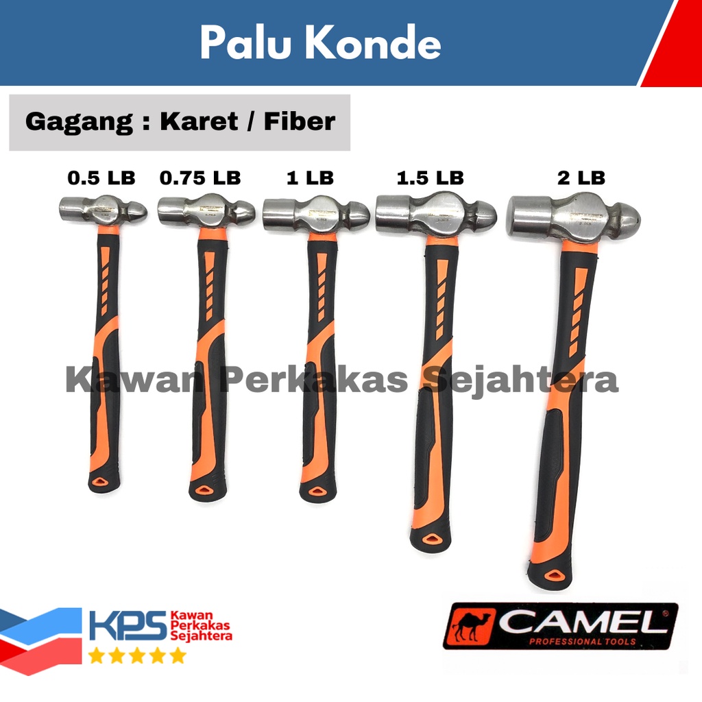 Jual CAMEL Palu Konde Gagang Fiber 0.5 LB - 0.75 LB - 1 LB - 1.5 LB - 2 ...