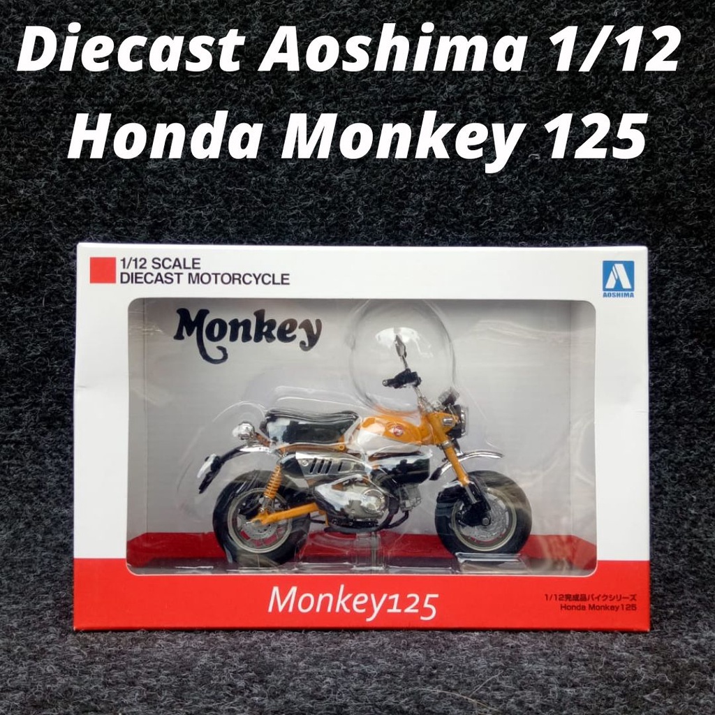 Jual Diecast Aoshima 1/12 Honda Monkey 125 | Shopee Indonesia