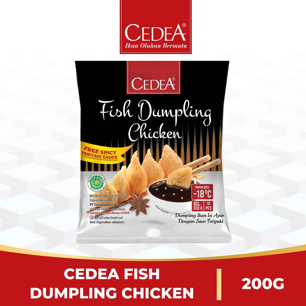 Jual CEDEA FISH DUMPLING CHICKEN [200g] | Shopee Indonesia