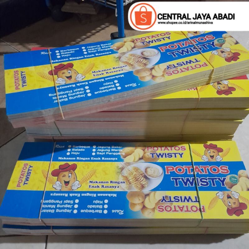 Jual 100 LEMBAR KERTAS KENTANG ULIR HIGH QUALITY BAHAN IVORY PUTIH ...