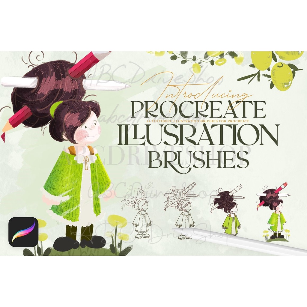 Jual Procreate Brush - Procreate Illustration Brushes | Shopee Indonesia