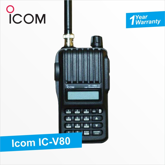 Jual Battery Ht Radio Icom V80 Walkie Talkie I Com Ic-V80 V 80 Battery ...