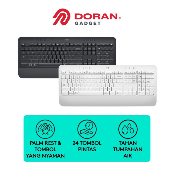 Jual Logitech Signature K650 Keyboard Wireless Bluetooth Comfort dengan ...