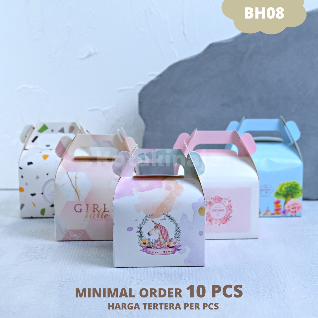 Jual Gable Box Motif / Box Kue / Box Cookies / Gable Cookies / Gable ...