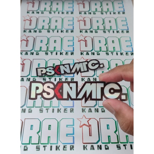 Jual Stiker Print Cut PSKNMTC Pasukan Matic HOLOGRAM Vinyl Glossy ...